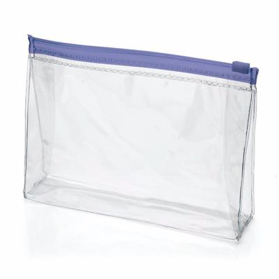 China custom transparent pvc cosmetic bags with zipper waterproof toiletry bags for sale