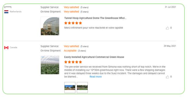 Customer greenhouse project