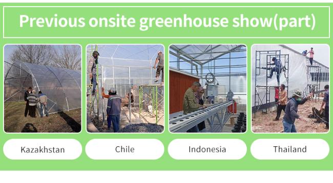 Customer greenhouse installation