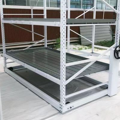 China 4 Wheels Greenhouse Rolling Benches With Wheel Lock And Hot Dip Galvanized Brackets for sale