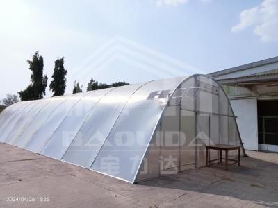 China Sturdy UV Protected Polycarbonate Dryer Greenhouse with Hot Galvanized Steel Frame for sale