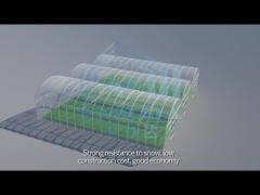 Het gegalvaniseerde de Bloem van de Spanwijdte Landbouwserres van het Staalkader Multi Plantaardige Groeien