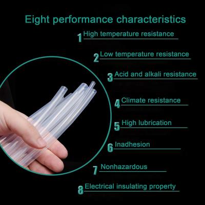 China ULK High Quality Flexible teflon hose pipe ptfe smooth bore tube for sale