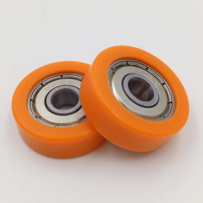 China Anti-corrosion plastic coated bearings POM nylon PU for curtain window used for sale