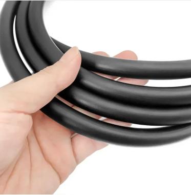 China Black Nitrile Rubber nbr Hose ID 2mm~8mm Oil Resistant with Flexibility for Machinery Fuel Lines and Chemical Liquid Transfer for sale
