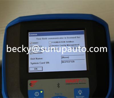 China Portable 475 HART Field Communicators 475HP1EKLUGMT Handheld 475 Field Communication for sale