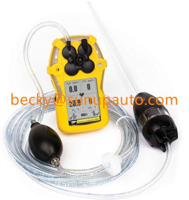 China Honeywell GasAlertQuattro 2-Gas Detectors QT-X00M-A-Y-NA O2 CO Alkaline Battery Yellow Housing for sale