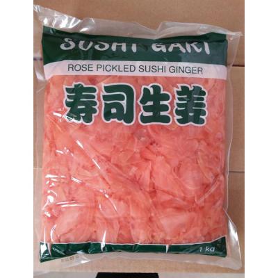 Cina Il rosa di stile giapponese ha marinato Ginger Chips For Sushi Restaurant in vendita