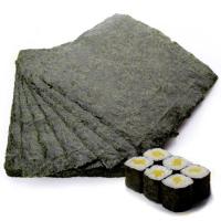China Roasted Seaweed Nori 19x21cm Rectangular Sushi Sheets 24 Month Shelf Life for sale