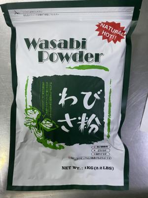 China 100-120 Mesh Pure Wasabi Powder with Max 8% Moisture Packed 1kg Per Bag for sale