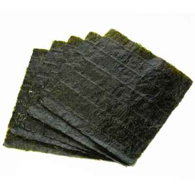 China Sushi Nori Roasted Seaweed Sheets Grade A 19x21cm 100 Sheets Per Bag Wholesale Restaurant Bulk Dark Green Yaki Nori for sale