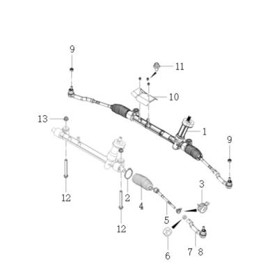 China F26-3401430EA Outer Tie Rod End Ball Joint JETOUR T2 Car Suspension Components for sale