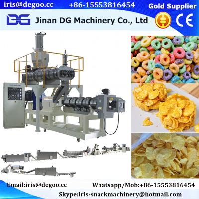 China Corn flakes and breakfast cereal production line for sale