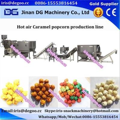 China Electricity hot air popped popcorn industrial making machinery/processing line Jinan DG for sale