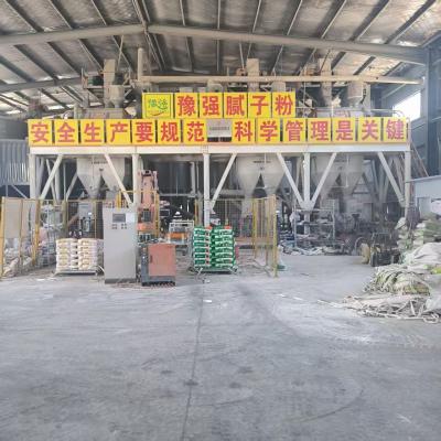 China New 10-20t/H Automatic Dry Mortar Production Line Equipment for Manufacturing Ceramic Tile Adhesive Automated Process for sale
