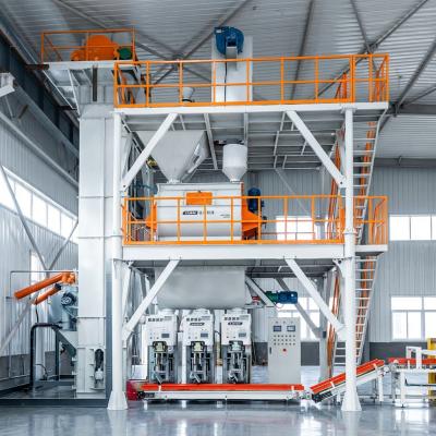 China Modular Design Automatic Dry Mortar Production Line Easy Installation Mini to Large Scale Cement Powder Mixing Equipment for sale