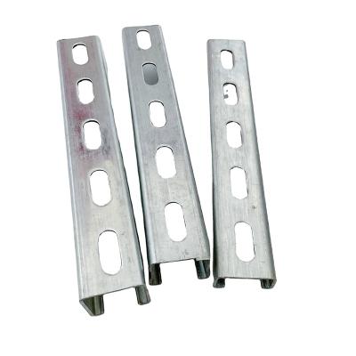 China Plant Galvanized Steel Unistrut Channel Slotted C Channel 1mm~3mm Thickness for sale