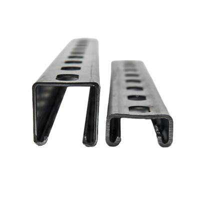 China Galvanized Steel Slotted Unistrut Channel No Welding Required for Solar Panel Mounting & Pipe Support Systems for sale