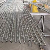 China Durable Hot Dipped Galvanized Strut Channel For Electrical Cable Tray Support for sale