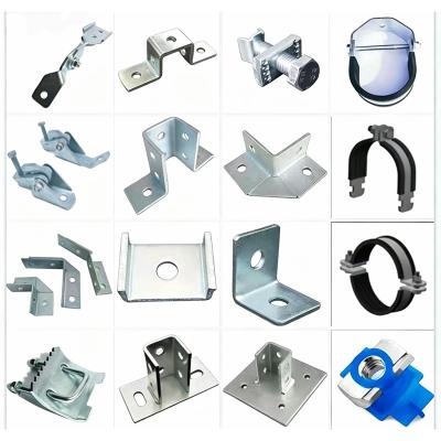 China 3 Way Unistrut Wing Fittings Unistrut Angle Connector 90 Degree Joint Bracket for sale