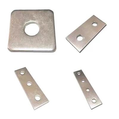 China Heavy Duty Unistrut Flat Plate Galvanized Steel Connecting For Structural Bracket Support for sale