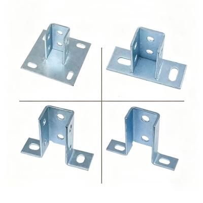 China Durable Solar Mount Base Anti Corrosion Support 50mm / 60mm Hole Spacing for sale