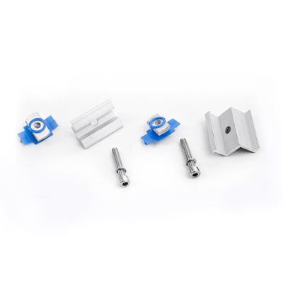 China Anodized Aluminum Solar Panel End Clamps Anti Corrosion Durable for sale