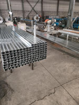 China HDG 1-5/8 '' x 1-5/8 '' unistrut channel C type channel  slotted or solid for PV, seismic support for sale
