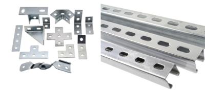 China Pre Galvanized GI Strut Channel 41x41 41x21 mm Z275 1.5 mm C Channel Uchannel for sale