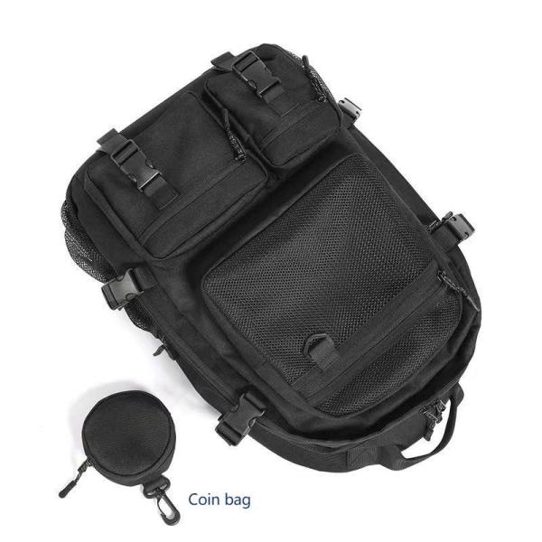 Classical Sport Motorcycle Backpack With Multi Storage Pockets And Functional Dividers