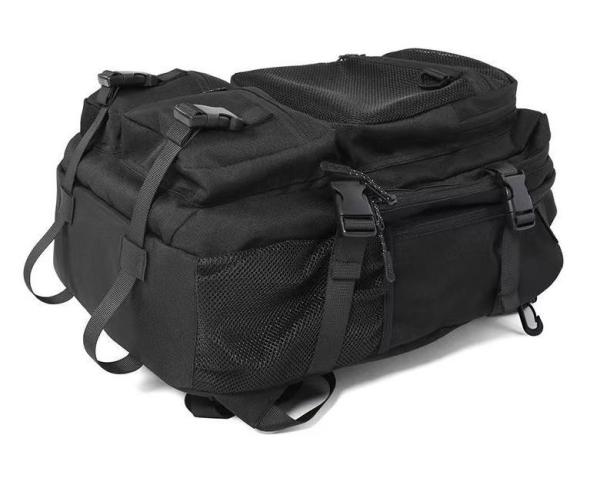 Classical Sport Motorcycle Backpack With Multi Storage Pockets And Functional Dividers