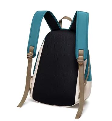 China Farbblockade Design Leichtgewicht Schul Rucksack 18,5 Zoll Rucksack zu verkaufen