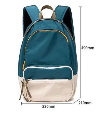 China Farbblockade Design Leichtgewicht Schul Rucksack 18,5 Zoll Rucksack zu verkaufen