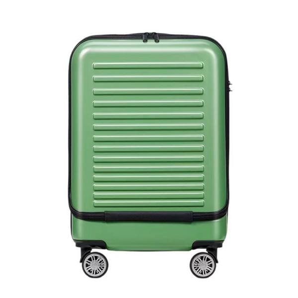 Sturdy Classic Concise Hardside Cabin Travel Luggage With Front Open Pocket