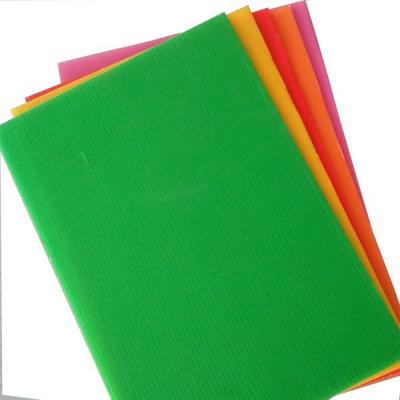China Die Cut 5mm Pp Corrugated For Printing Coloured Polypropylene Hollow Plastic Sheet White Board for sale