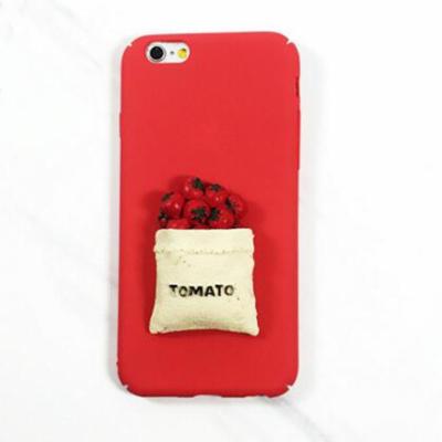 China Hard PC DIY Tomato Break Pattern Back Cover Cell Phone Case For iPhone 7 6 6s Plus for sale