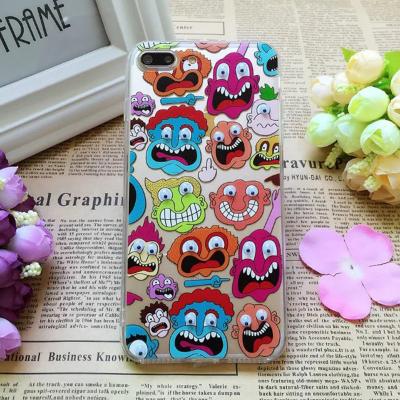 China Acrylic Cartoon Funny Humor Simpson Moving Eyes Back Cover Cell Phone Case For iPhone 7 6s Plus 5s for sale