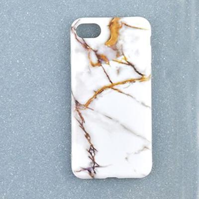 China Soft TPU IMD Process Smooth Marble Grain Back Cover Cell Phone Case For iPhone 7 6s Plus for sale