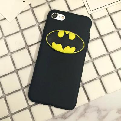 China Soft Silicone DIY 3D Batman Handmade Back Cover Cell Phone Case For iPhone 7 6s Plus for sale