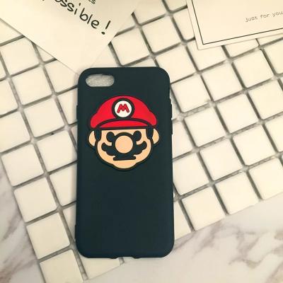 China Soft Silicone DIY 3D Peach Jun Super Mario Handmade Cell Phone Case Back Cover For iPhone 7 6s Plus for sale