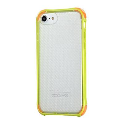 China Soft TPU Three-color Anti-drop Mesh Cell Phone Case Back Cover For iPhone 7 6s Plus for sale