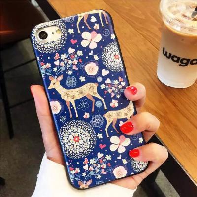 China PC+TPU Graffiti Relief Painting Back Cover Cell Phone Case For iPhone 7 6s Plus for sale