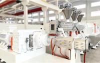China Polymer Mixing Single Screw Plastic Extruder Machine 2.5mm Sheet thickness for sale