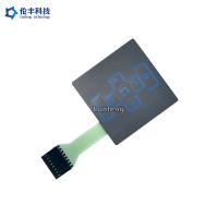 China Polyester Custom Made Button Membrane Switch with 2.54mm Connector for sale