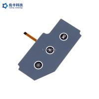 China Polyester Custom Made Button Membrane Switch with 2.54mm Connector for sale