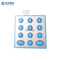 China Custom Poly Membrane Switch Keyboard Polyester EBG180 Metal Domes for sale