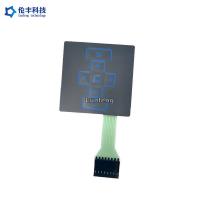China Custom Poly Membrane Switch Keyboard 3M Adhesive Pantone Color 0.5mm Pitch for sale