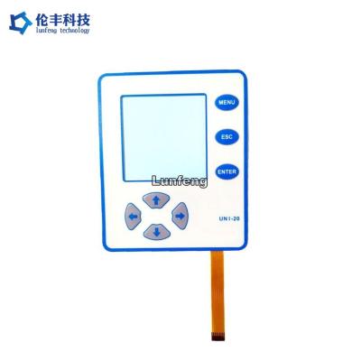 China Flexible Circuit And Connector Metal Dome Membrane Switch PET Polyester for sale