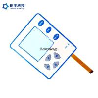 China PET Polyester Membrane Switch with Flexible Circuit and Connector 35V 100mA for sale