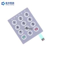 China PET Polyester Membrane Switch Keyboard 35V DC 100mA High Durability Industrial Control Panel for sale